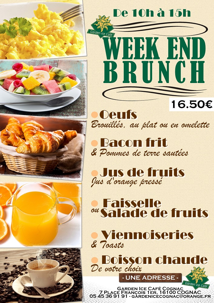 Brunch Garden Ice Café (16100 COGNAC) - OuBruncher